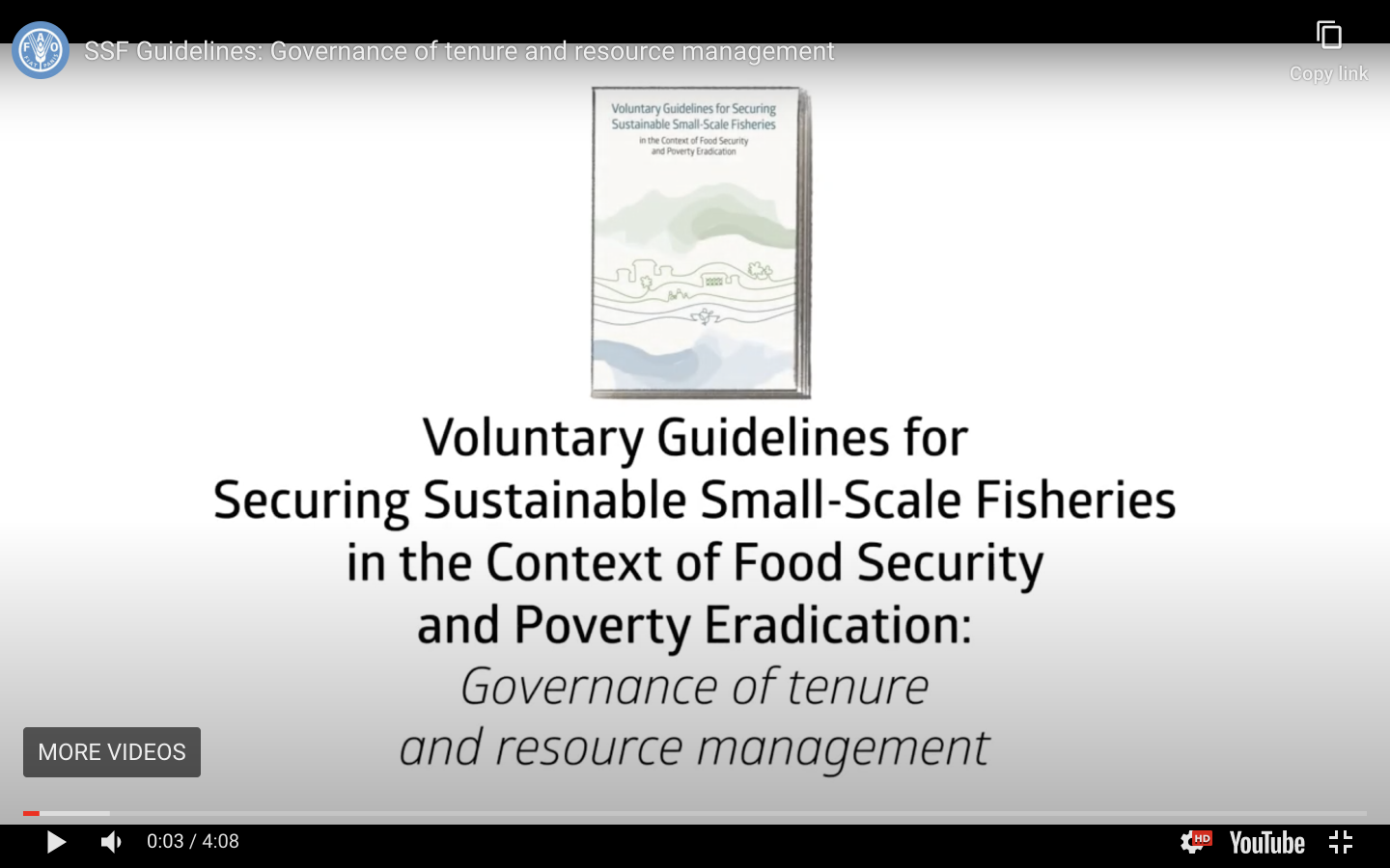 SSF Guidelines: Governance of tenure and resource management | SSF Hub